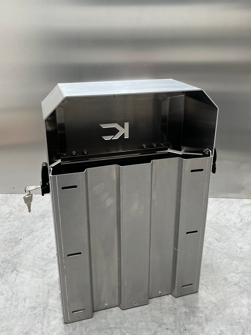20L Aluminium Jerry Can Holder – CNC Folded 4x4 Mount | Kettle Customs